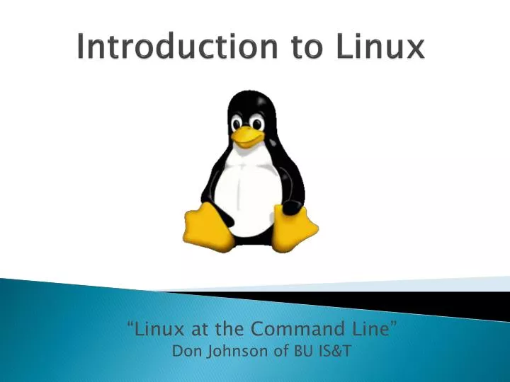PPT - Introduction to Linux PowerPoint Presentation, free download - ID ...