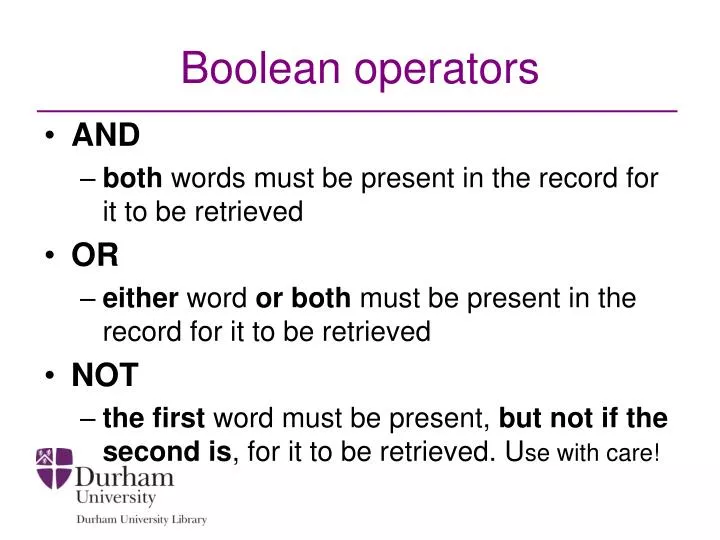 PPT Boolean Operators PowerPoint Presentation Free Download ID 6888352