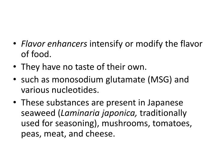 PPT - Flavoring agents PowerPoint Presentation - ID:6888389