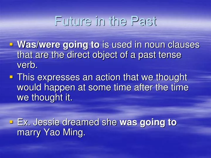 PPT - Future in the Past PowerPoint Presentation, free download - ID ...