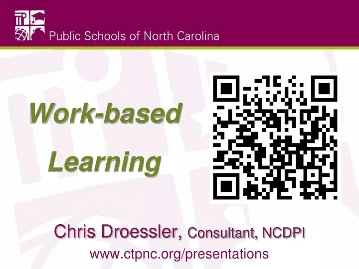 PPT - Work-based Learning PowerPoint Presentation, free download - ID ...