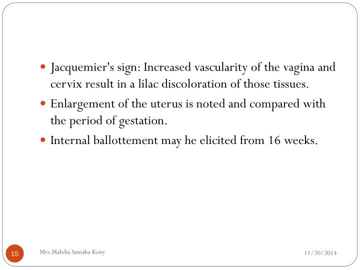 PPT - DIAGNOSIS OF PREGNANCY PowerPoint Presentation - ID:6888819