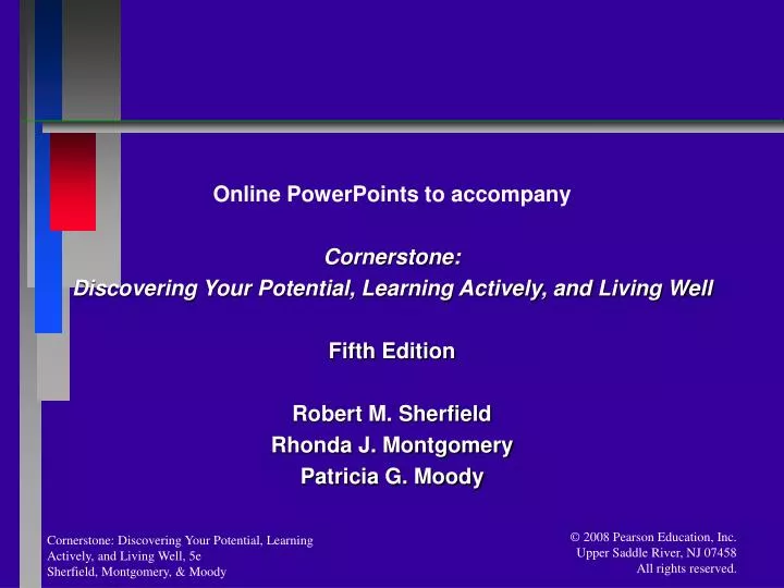 PPT - Online PowerPoints to accompany Cornerstone: PowerPoint ...