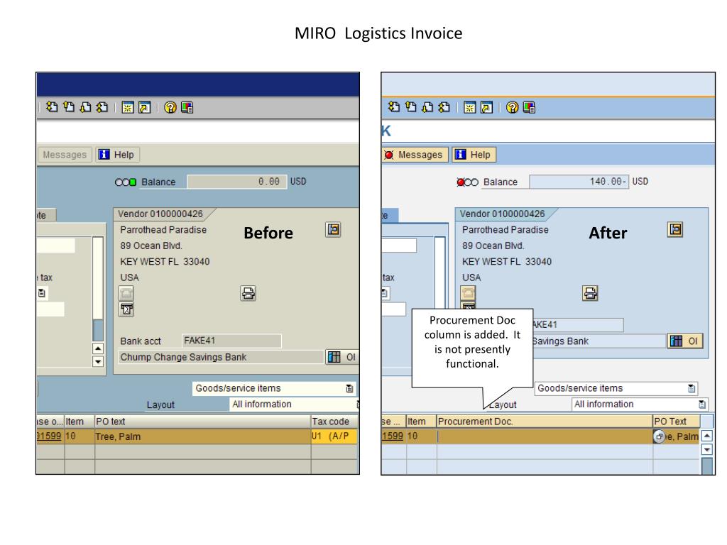 PPT Enhancing Logistics Invoice With Procurement Doc Column PPT Enhancing Logistics Invoice With Procurement Doc Column