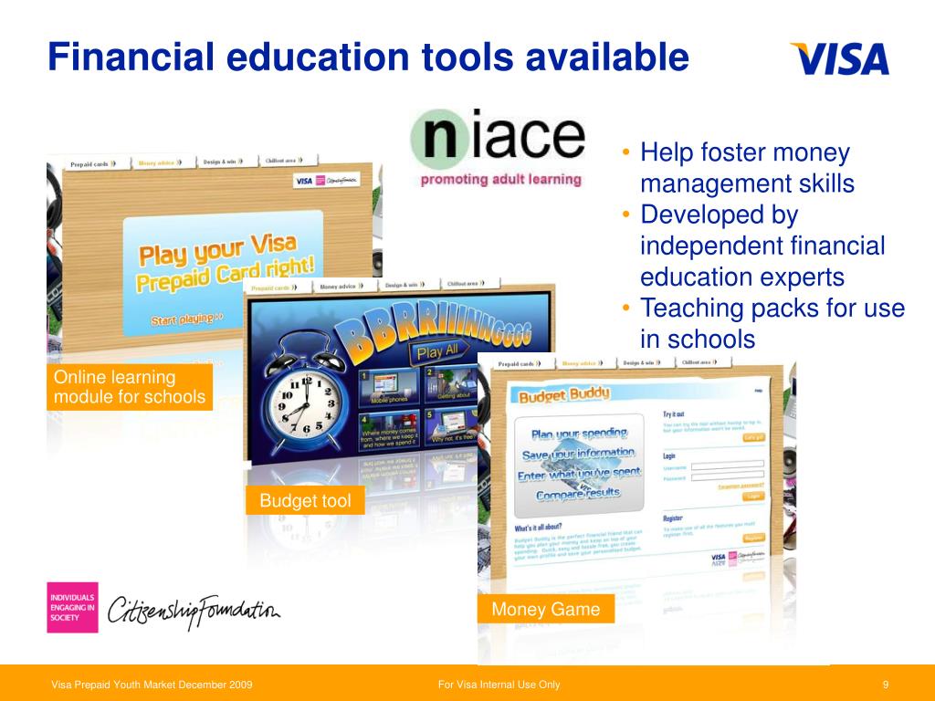 PPT - Visa Youth Prepaid Cards and financial capability PowerPoint ...