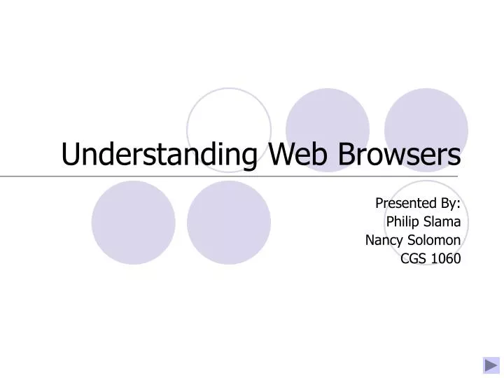 PPT - Understanding Web Browsers PowerPoint Presentation, free download ...