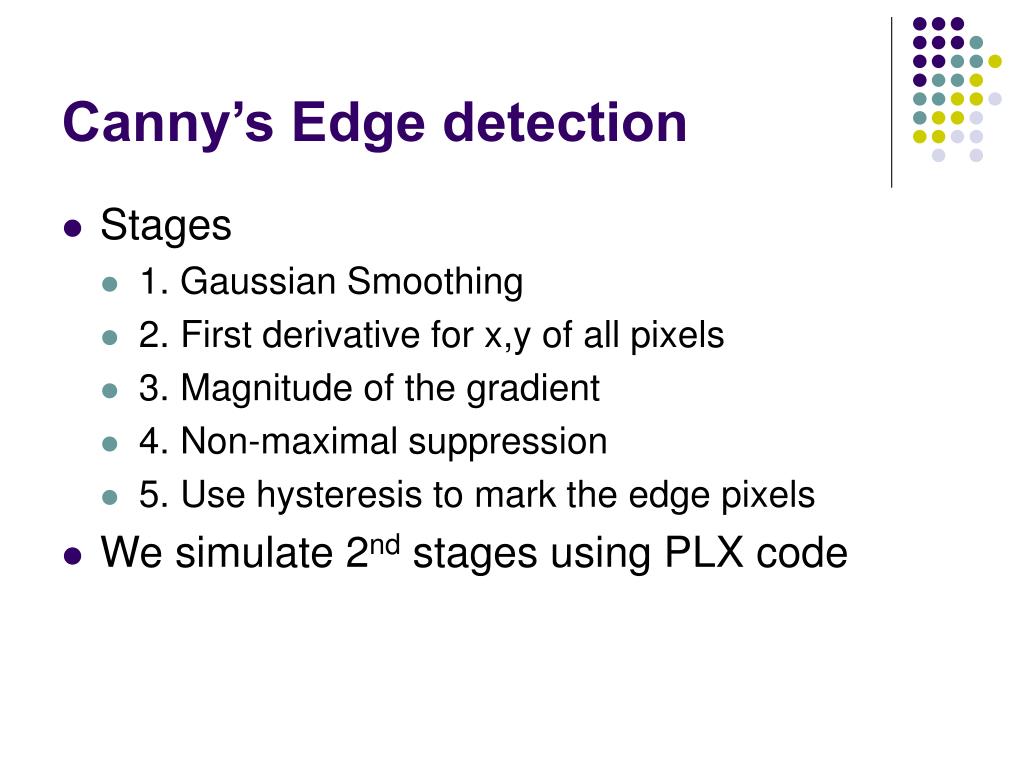 Ppt Acceleration Of Motion Estimation By Edge Detection Algorithm Using Plx Sub Word Parallel