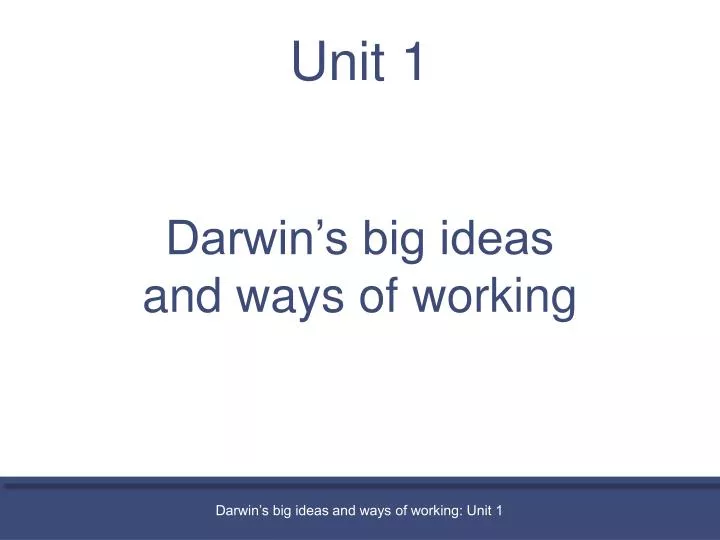 PPT - Unit 1 PowerPoint Presentation, free download - ID:6891372