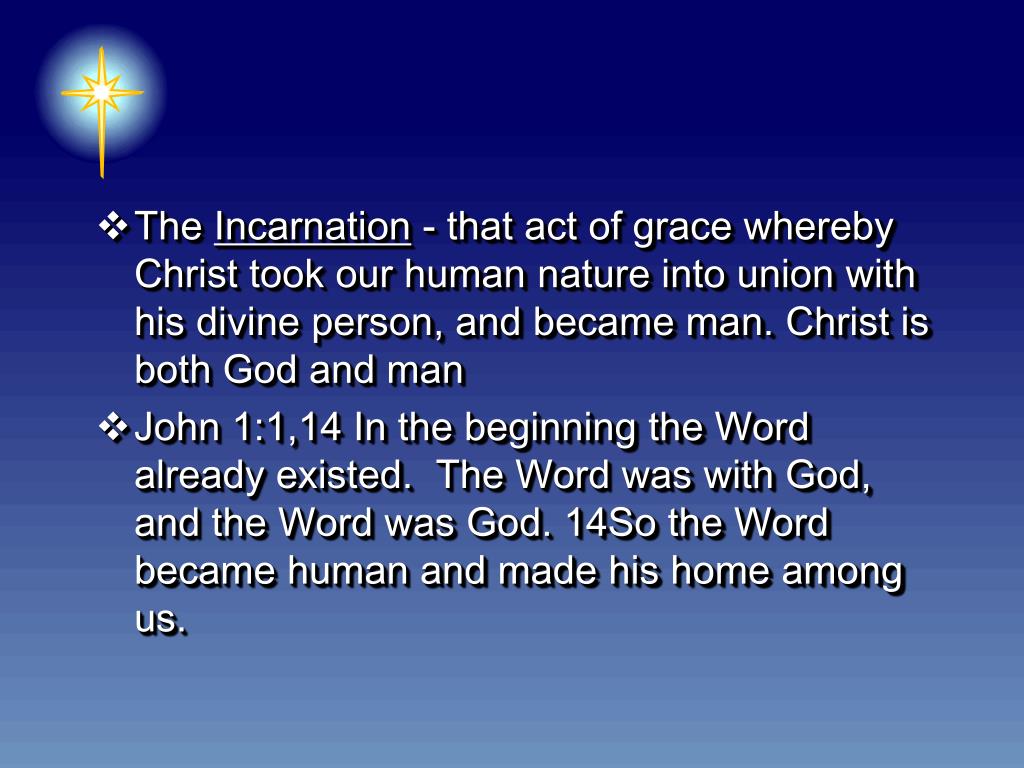 PPT - Virgin Birth – the basis for the incarnation, a man being born ...