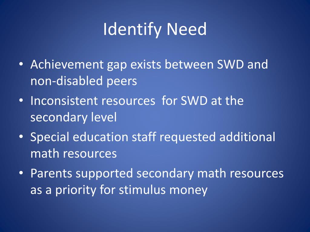 PPT - Special Education Secondary Math Intervention Committee 2009-2010 ...