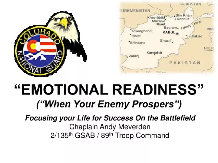 PPT - “EMOTIONAL READINESS” (“When Your Enemy Prospers”) PowerPoint ...