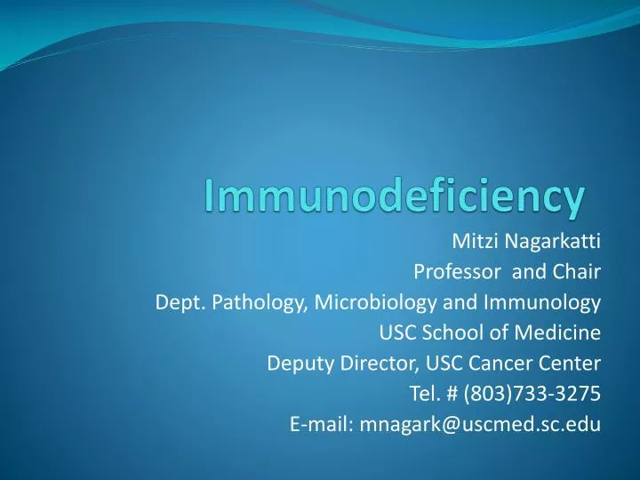 PPT - Immunodeficiency PowerPoint Presentation, free download - ID:6892480