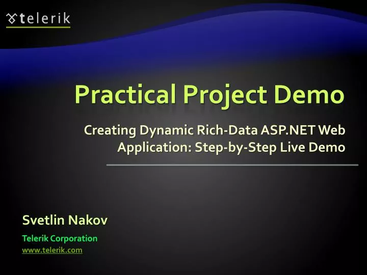 PPT - Practical Project Demo PowerPoint Presentation, free download ...