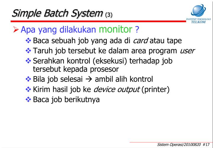 PPT - Overview Sistem Operasi ( Pertemuan ke-1) PowerPoint Presentation ...