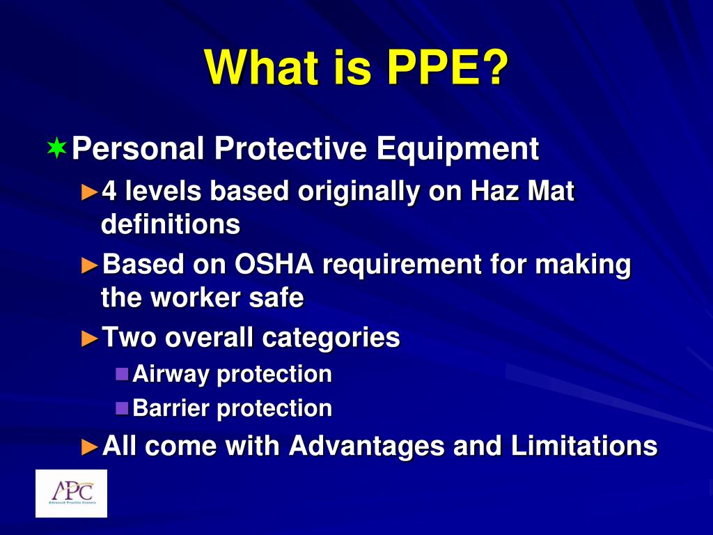PPT - Personal Protective Equipment (PPE) PowerPoint Presentation, free ...