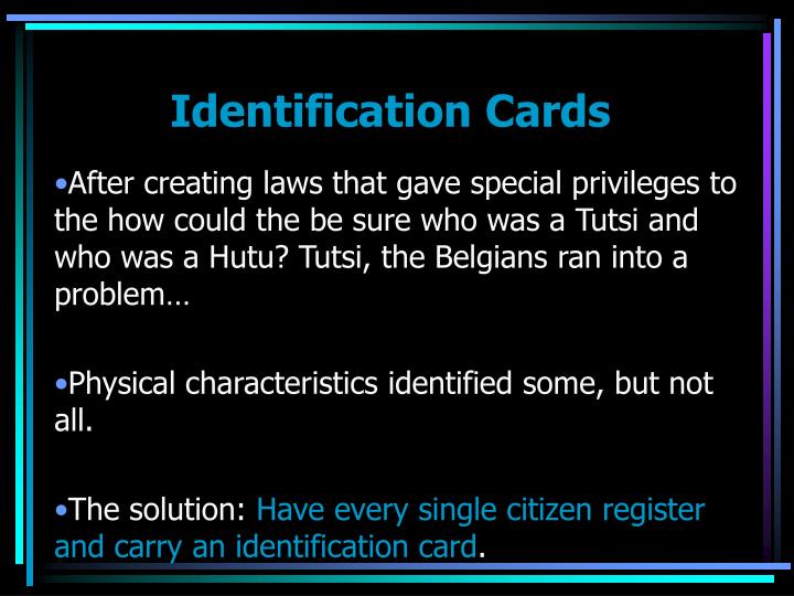 PPT - The Rwandan Genocide A Civil War Between the Hutus and the Tutsis ...