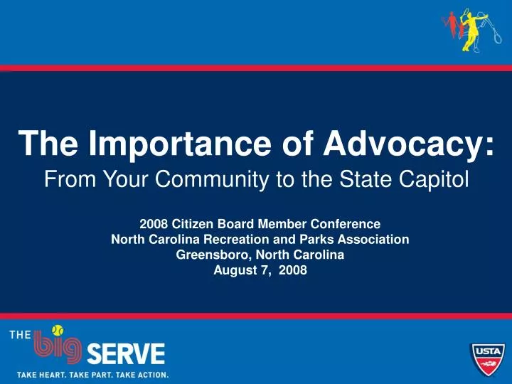 PPT - The Importance of Advocacy: PowerPoint Presentation, free ...