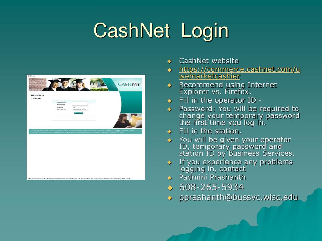 PPT - CashNet Login PowerPoint Presentation, free download - ID:6893570
