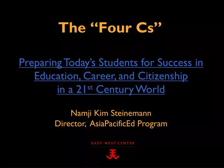 PPT - The “Four Cs” PowerPoint Presentation, free download - ID:6893840