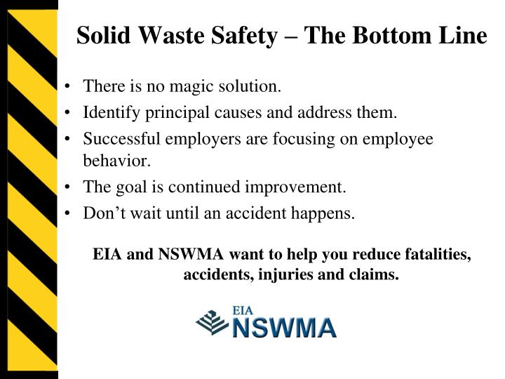 PPT - Safety First – Reducing Accidents & Injuries PowerPoint ...