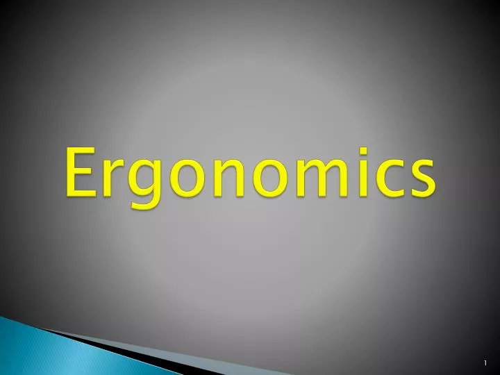 PPT - Ergonomics PowerPoint Presentation, free download - ID:6895040