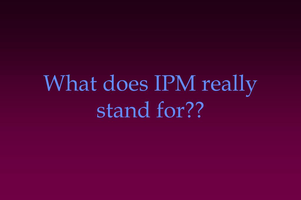 PPT - Integrated Pest Management PowerPoint Presentation, free download ...