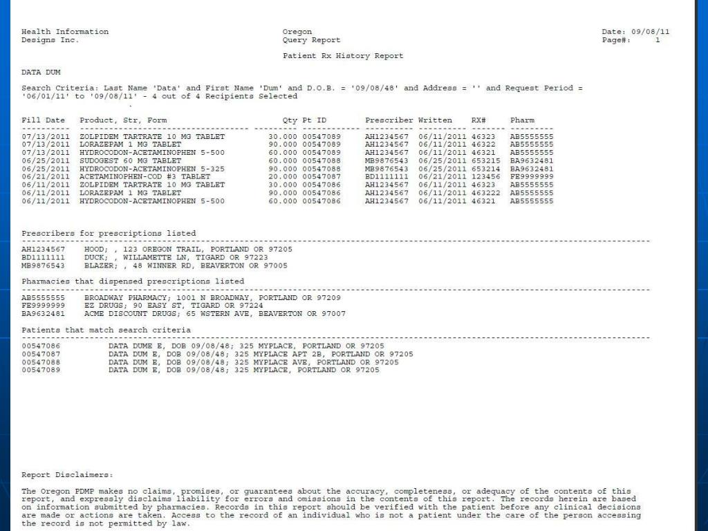 PPT - Oregon Prescription Drug Monitoring Program PowerPoint ...