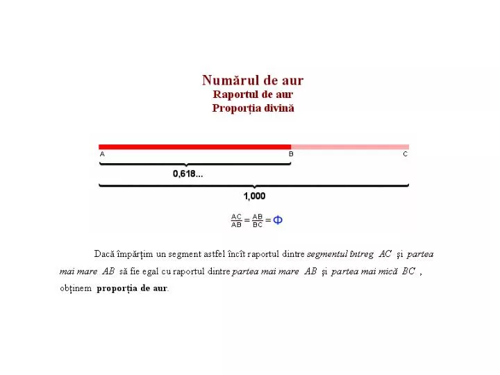 PPT - Numarul de aur PP PowerPoint Presentation, free download - ID:6896053
