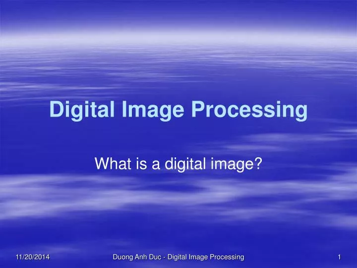 PPT - Digital Image Processing PowerPoint Presentation, free download ...