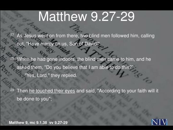 PPT - Matthew 4.23-25 PowerPoint Presentation - ID:6896374