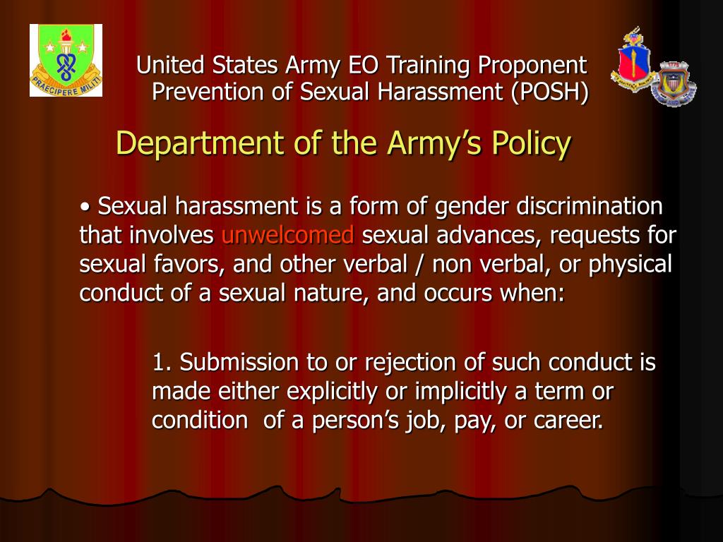 PPT - United States Army EO Training Proponent PowerPoint Presentation ...