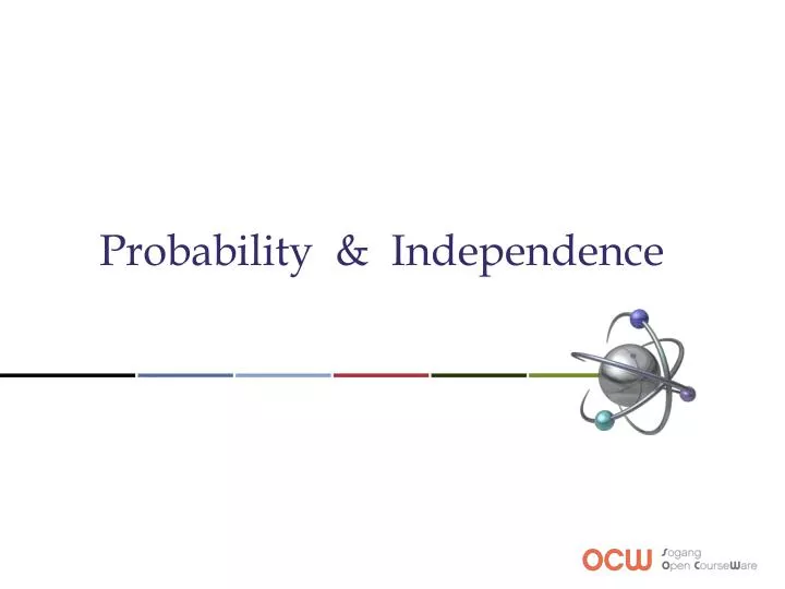 PPT - Probability & Independence PowerPoint Presentation, free download ...