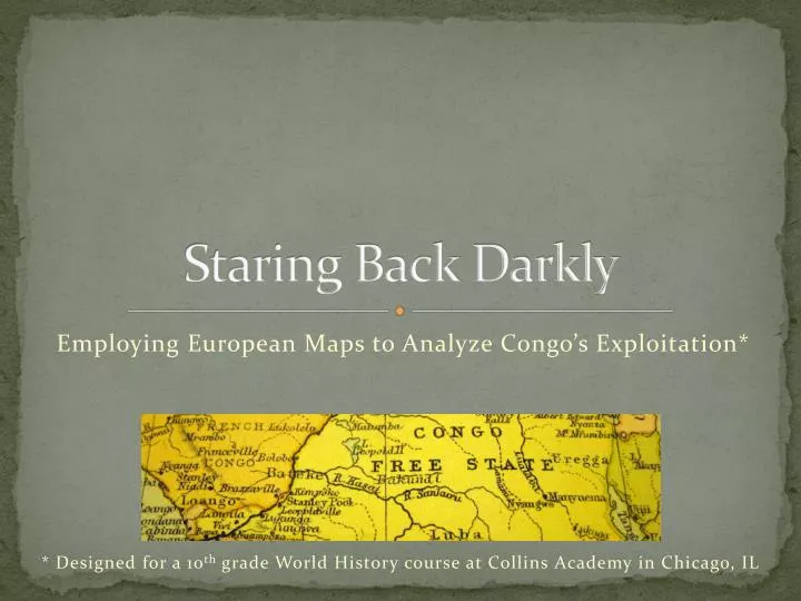 PPT - Staring Back Darkly PowerPoint Presentation, free download - ID ...