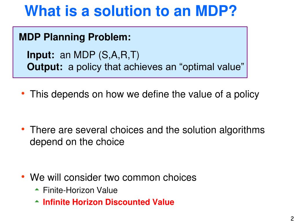PPT - Markov Decision Processes Infinite Horizon Problems PowerPoint ... PPT - Markov Decision Processes Infinite Horizon Problems PowerPoint ...