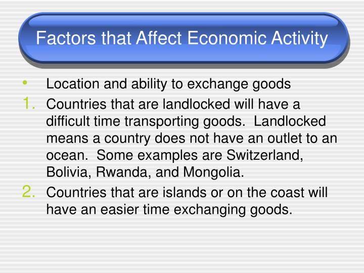 PPT - Economic Geography PowerPoint Presentation - ID:6898807