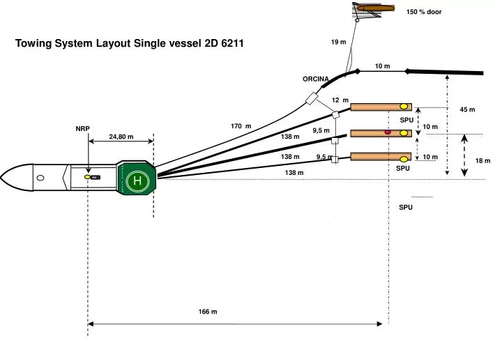 PPT - Towing System Layout Single vessel 2D 6211 PowerPoint ...