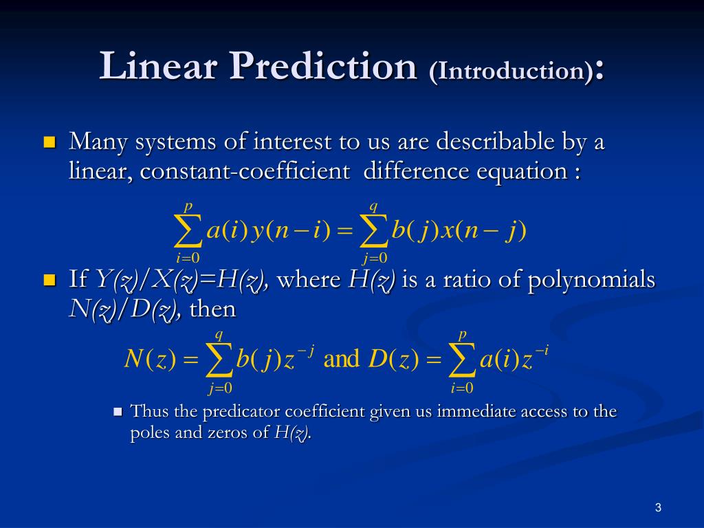 PPT - Linear Prediction PowerPoint Presentation, free download - ID:6900285 PPT - Linear Prediction PowerPoint Presentation, free download - ID:6900285