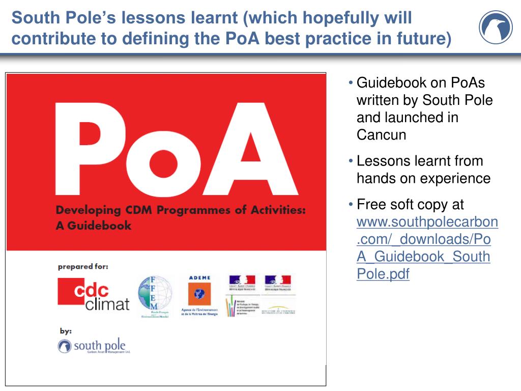 PPT - South Pole is proactively shaping the PoA market and conciously ...