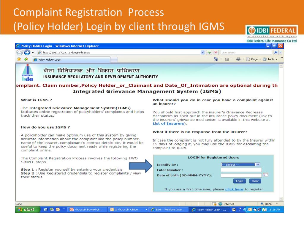 PPT - Integrated Grievance Management System PowerPoint Presentation ...