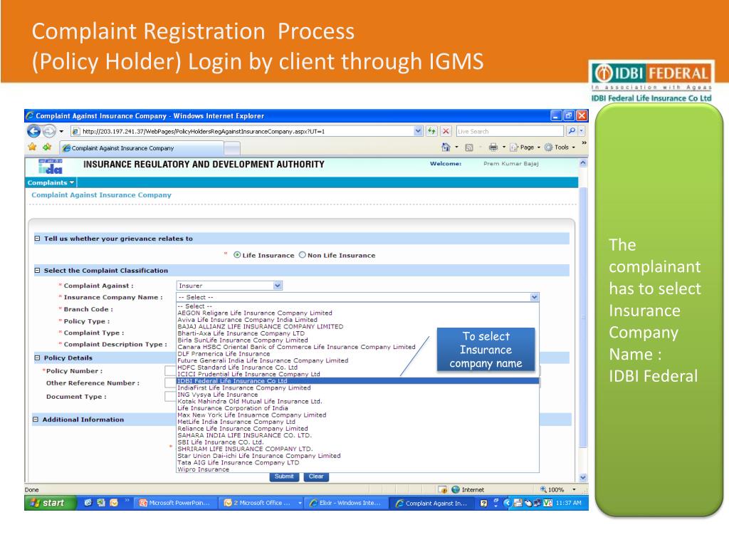 PPT - Integrated Grievance Management System PowerPoint Presentation ...