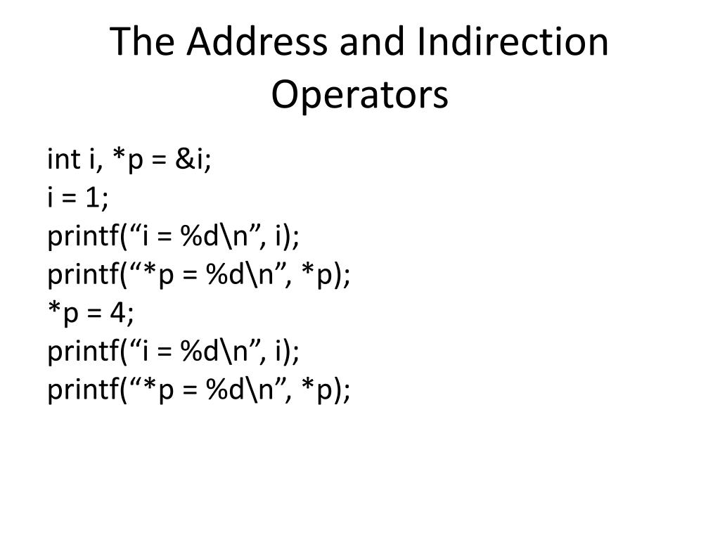 Indirection operator - polarapo Indirection operator - polarapo