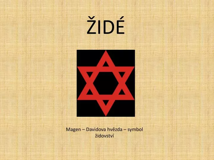 PPT - ŽIDÉ PowerPoint Presentation, free download - ID:6901759