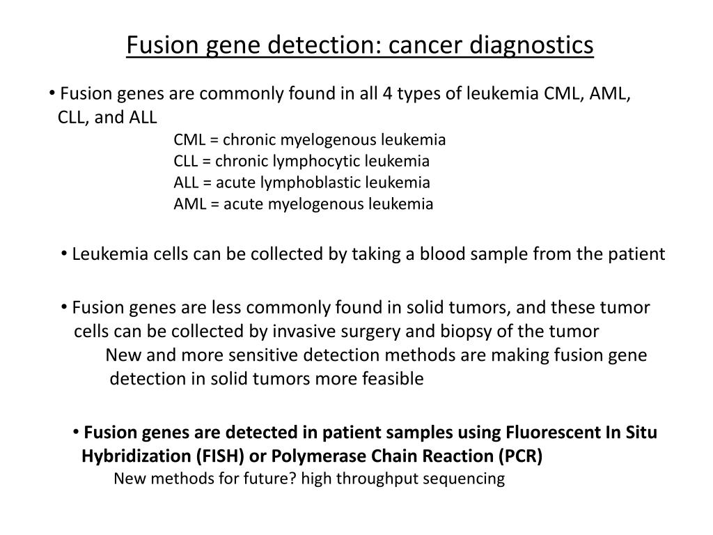 PPT - Fusion Genes in Cancer Wednesday, June 27th PowerPoint ...