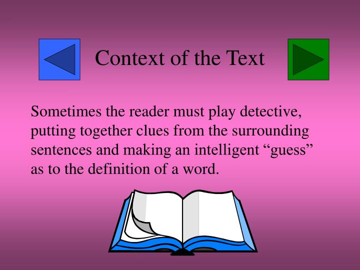 PPT - Using Context Clues PowerPoint Presentation - ID:6902011