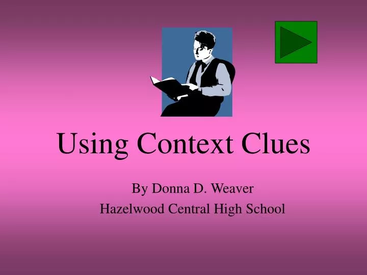 PPT - Using Context Clues PowerPoint Presentation, free download - ID ...