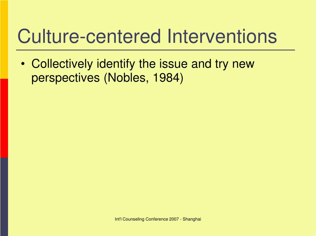 PPT - Culture-Centered Interventions for Disaster Mental Health in ...