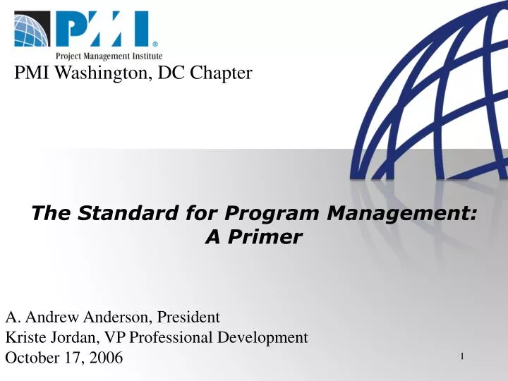 PPT - PMI Washington, DC Chapter PowerPoint Presentation, free download ...