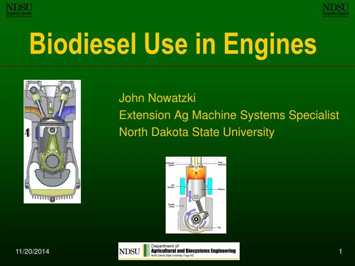 PPT - Biodiesel Use in Engines PowerPoint Presentation, free download ...