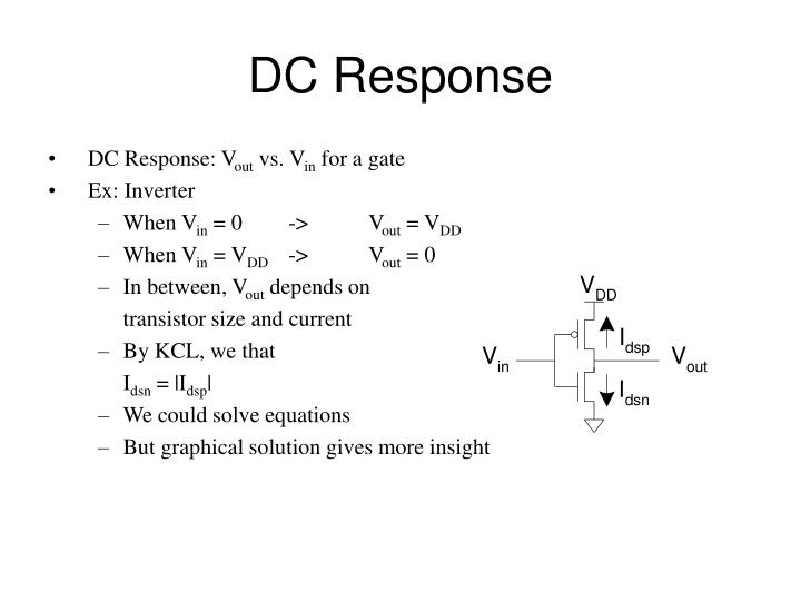 PPT - DC Characteristics of a CMOS Inverter PowerPoint Presentation ...