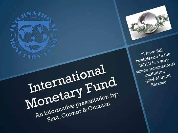 PPT - International Monetary Fund PowerPoint Presentation, free ...